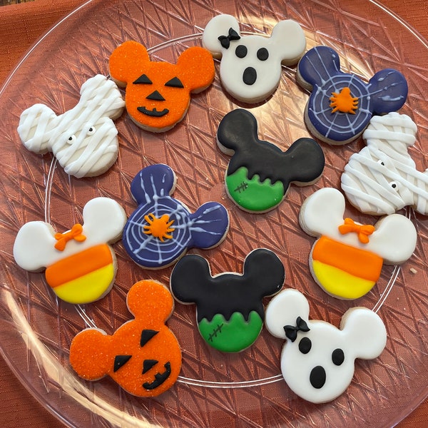 Mickey Mouse Cookies - Etsy