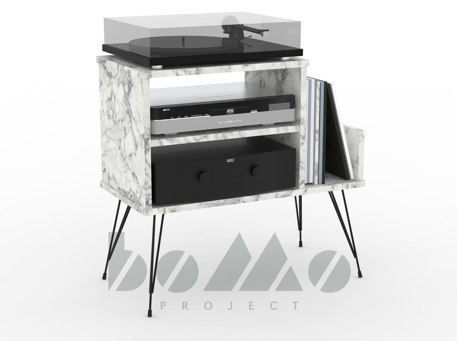 Vinyl Record Storageturntable Standvinyl Cabinet Hifi Rack - Etsy