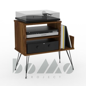 Vinyl Record Storageturntable Standvinyl Cabinet Hifi Rack - Etsy