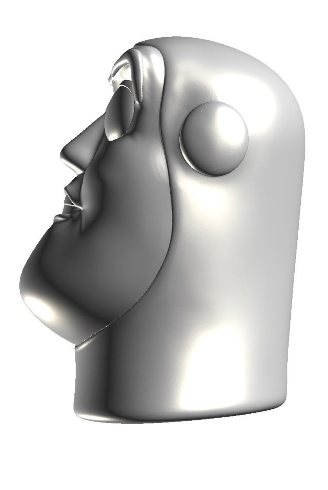 Buzz Lightyear “toy-mode” Face Head-sculpt STL File for 3D Printing ...