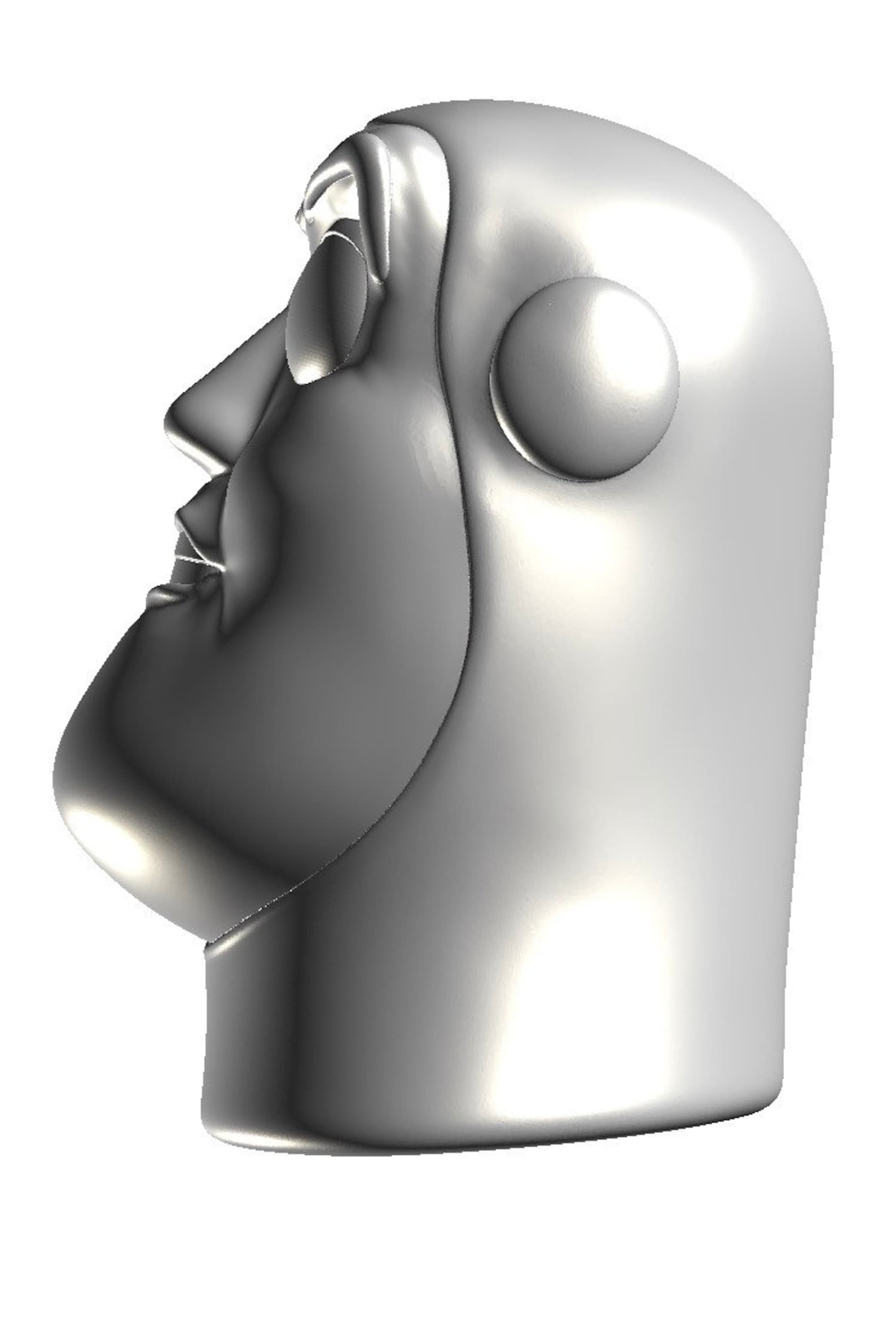 Buzz Lightyear “toy-mode” Face Head-sculpt STL File for 3D Printing ...