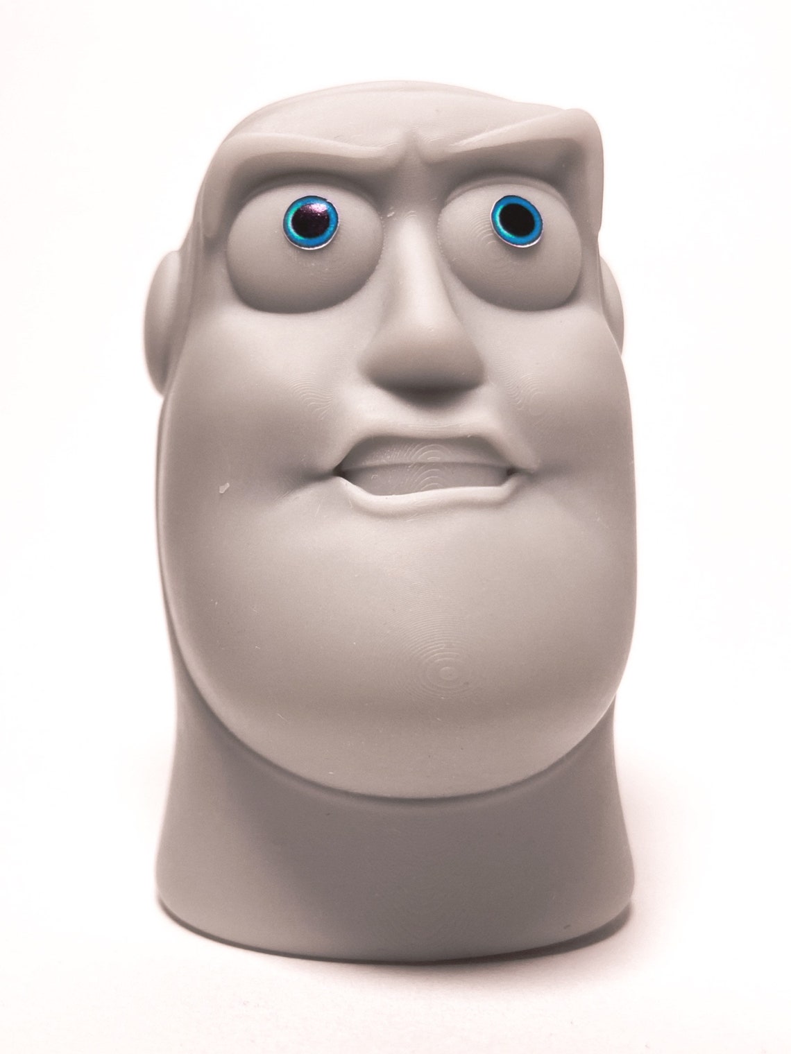 Buzz Lightyear “toy-mode” Face Head-sculpt STL File for 3D Printing ...