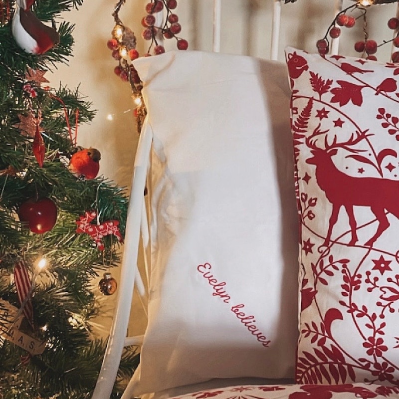 Christmas Pillowcase - Etsy UK