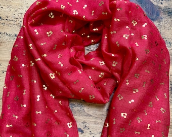 Music Scarf | Etsy