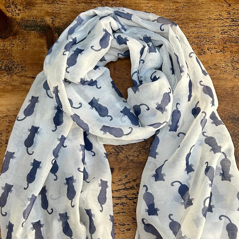 Knit Cat Scarf - Etsy