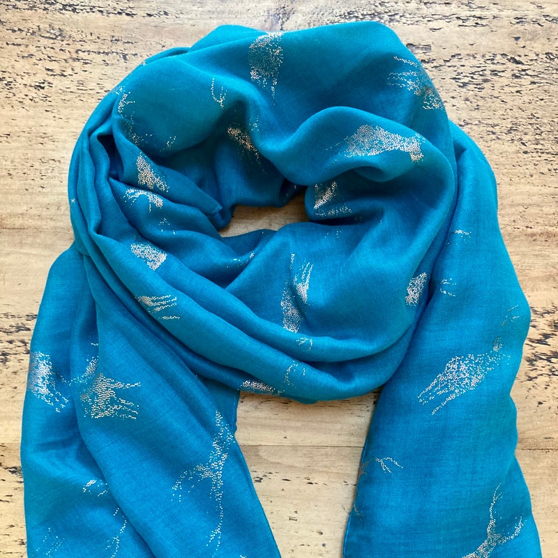 Metallic Scarf - Etsy