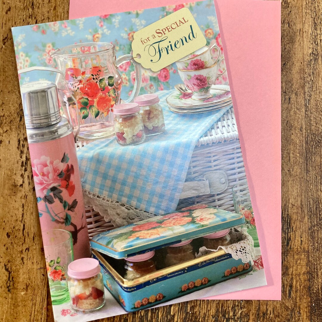 Happy Birthday Afternoon Tea Card - Etsy UK