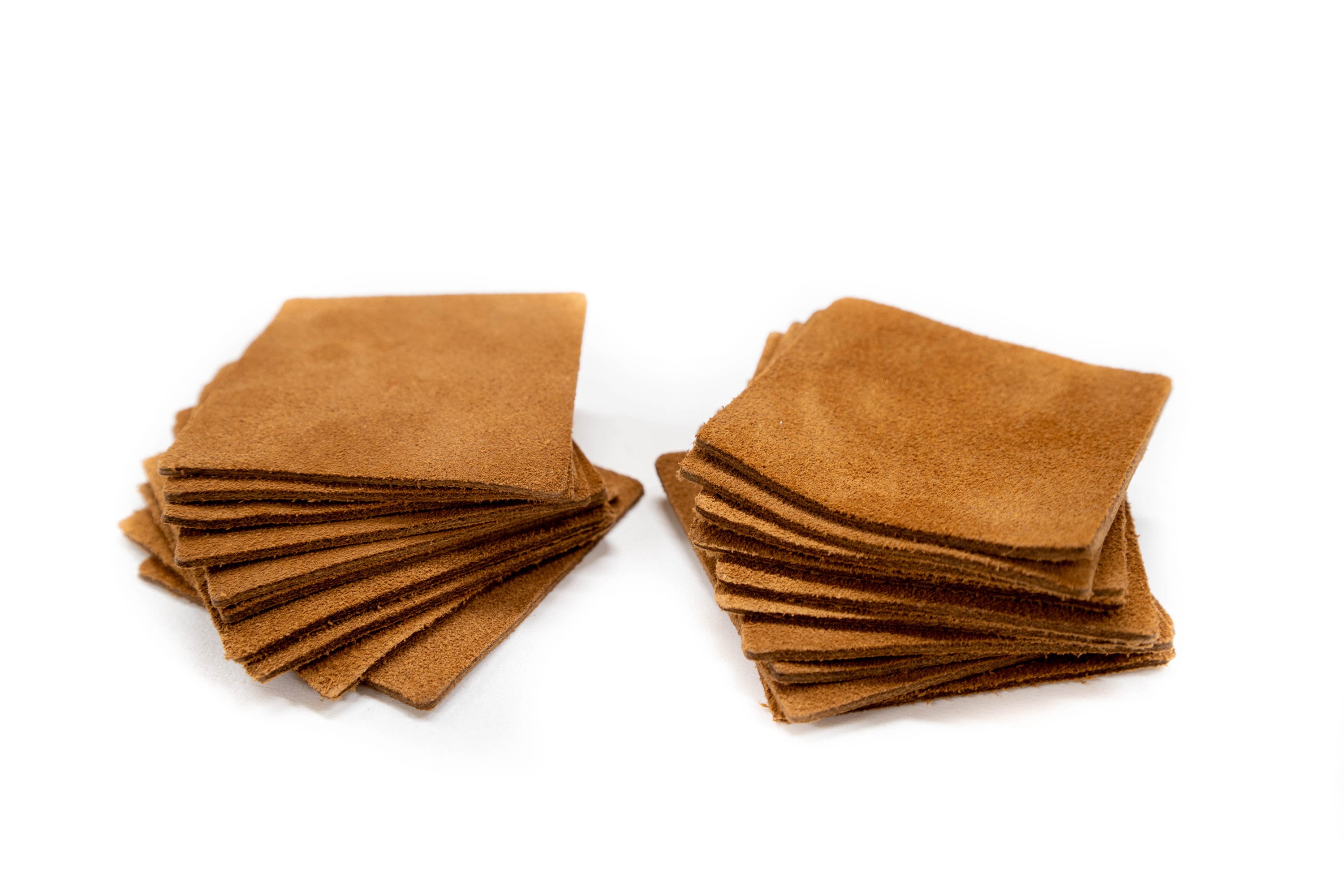 2"x2" Die Cut Square Premium Cowhide Suede Chrome-tanned Wholesale Bulk ...