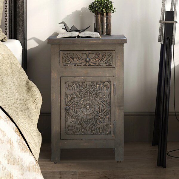 Distressed Nightstand - Etsy