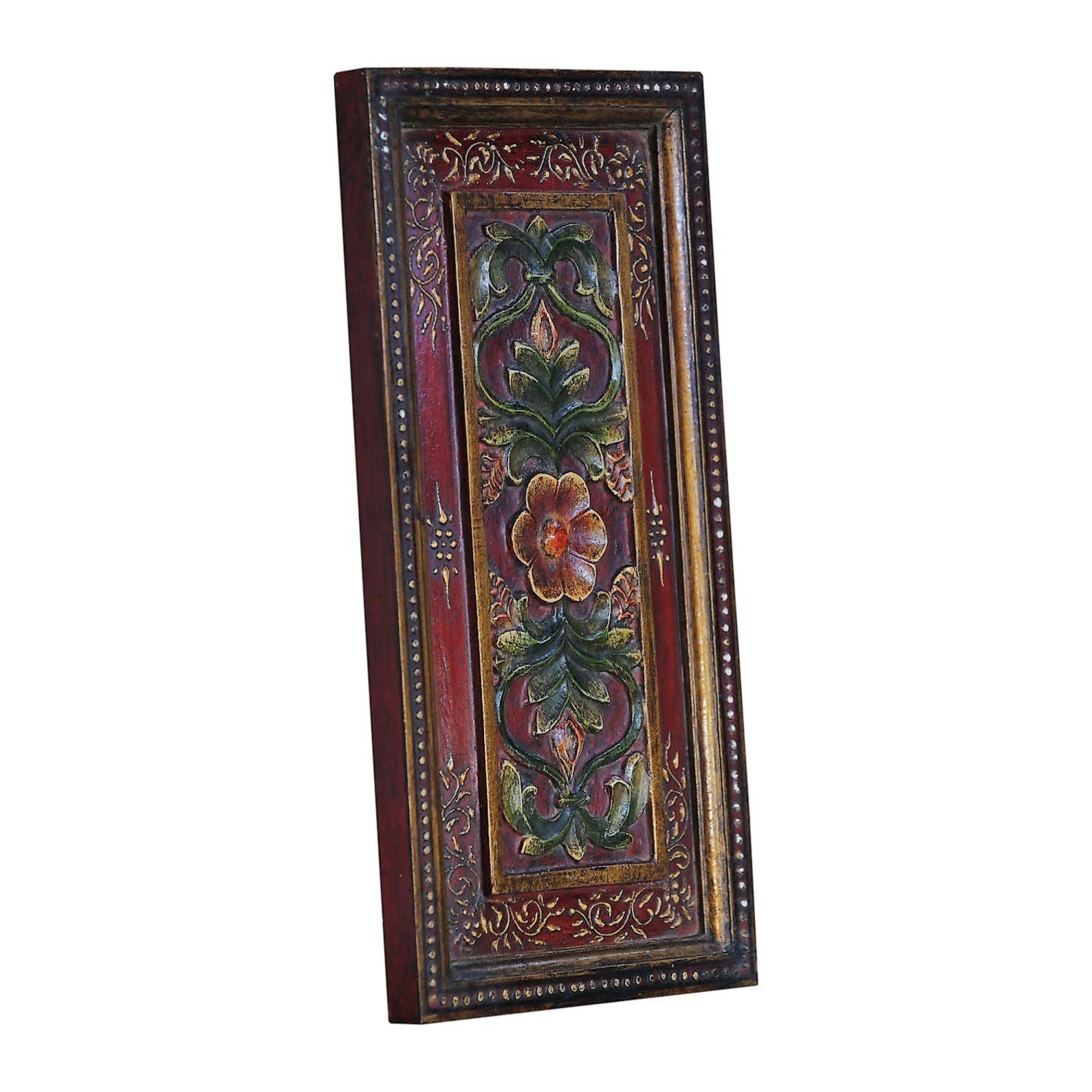 Spanish Style Floral Carved Solid Wood Wall Panel Wall Decor - Etsy