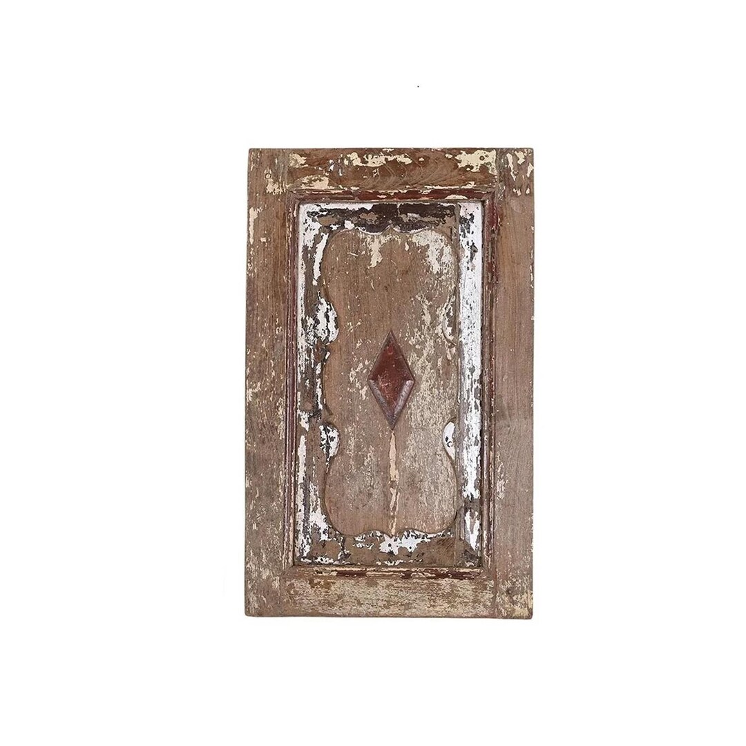 Vintage Carved 13" X 20" Panel | Distressed Painted Wall Hanging ...