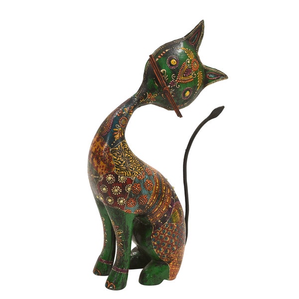 Tall Cat Statue - Etsy
