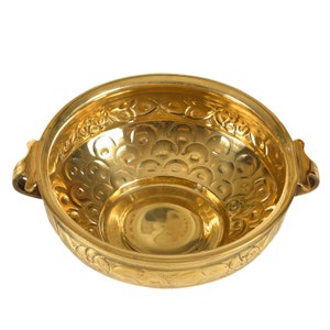 Handmade Traditional Indian Uruli Round Decorative Bowl | 10" Round ...
