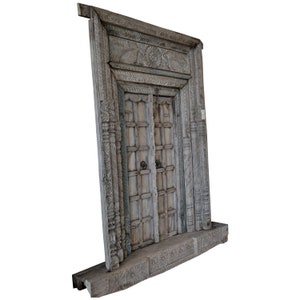 Antique Ornately Carved Indian Haveli Door 100 Tall - Etsy