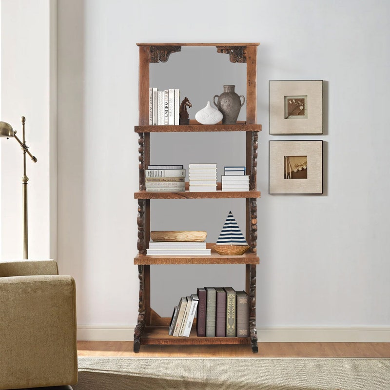 Rustic Bookshelf - Etsy