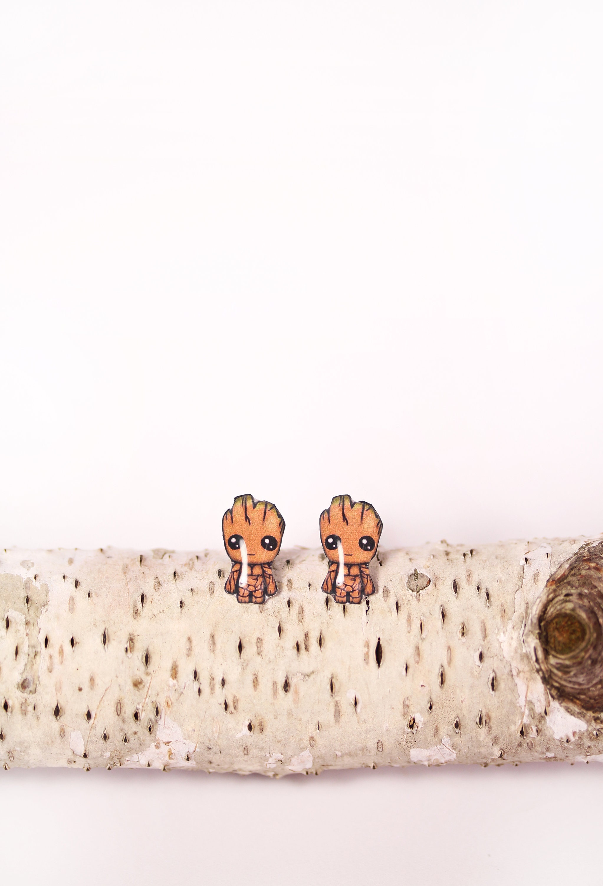 Baby Groot Stud Earrings Groot Jewelry Guardians of the Galaxy - Etsy