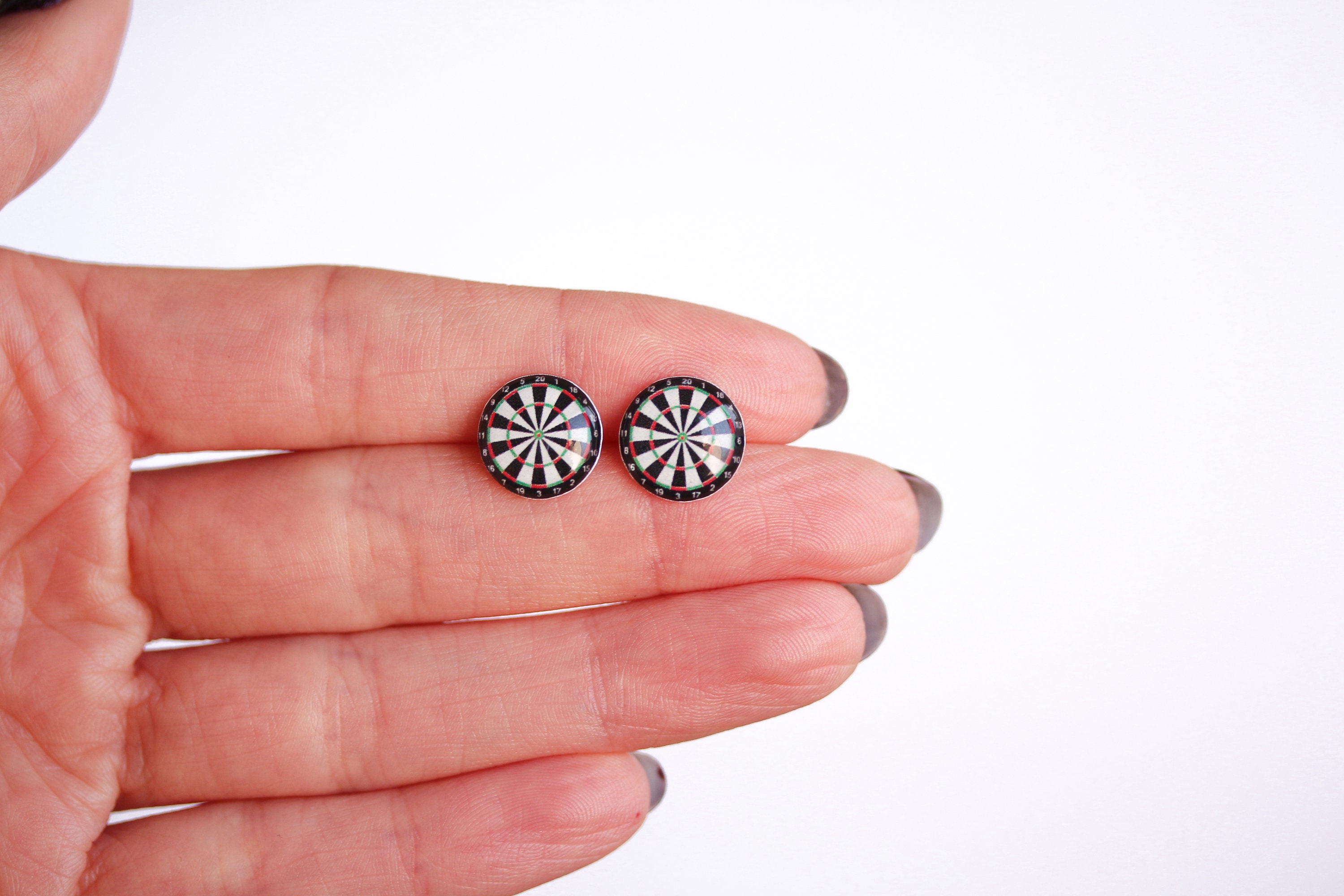 Darts Stud Earrings Darts Game Jewelry Darts Lover Gift Idea Funny ...