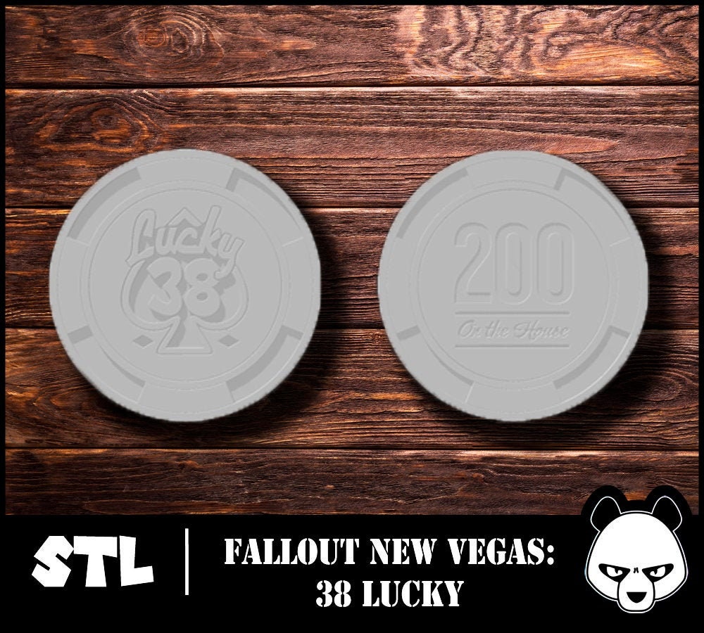 Fallout: New Vegas 38 lucky / STL files 3D Printing / Fallout | Etsy