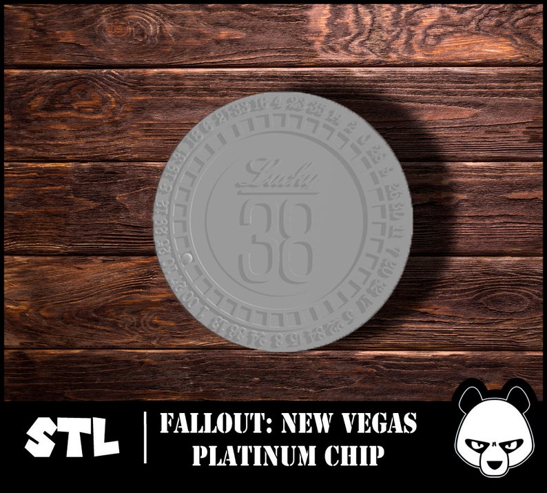 Fallout: New Vegas Platinum chip / STL files 3D Printing / | Etsy