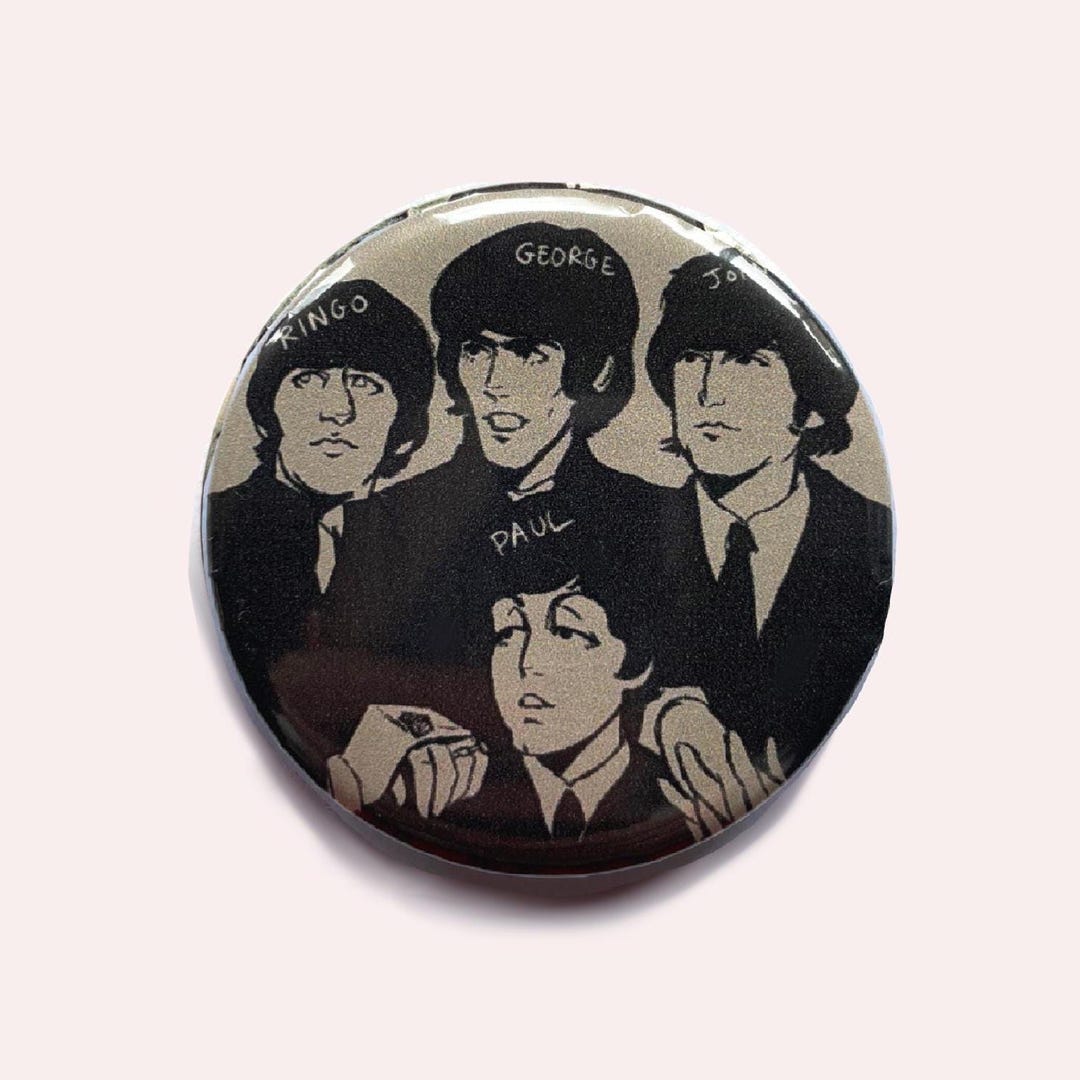 The Beatles 1965 Badge/pin/button - Etsy