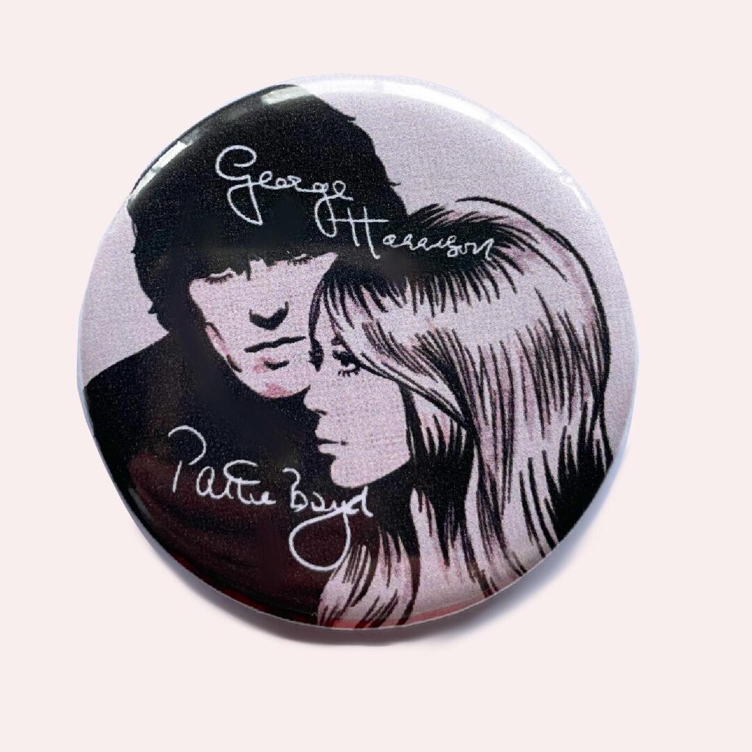 Pattie Boyd George Harrison Badge/pin/button - Etsy