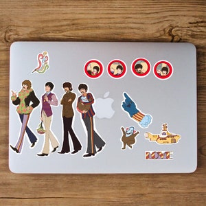 Yellow Submarine Beatles Sticker Set - Etsy