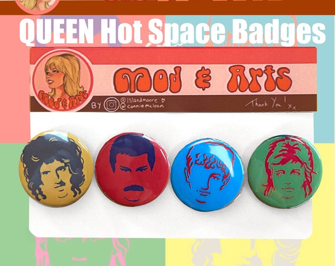 Queen Hotspace Themed Badges/buttons/pins - Etsy