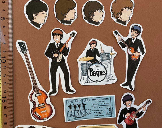 Beatles Sticker Set - Etsy