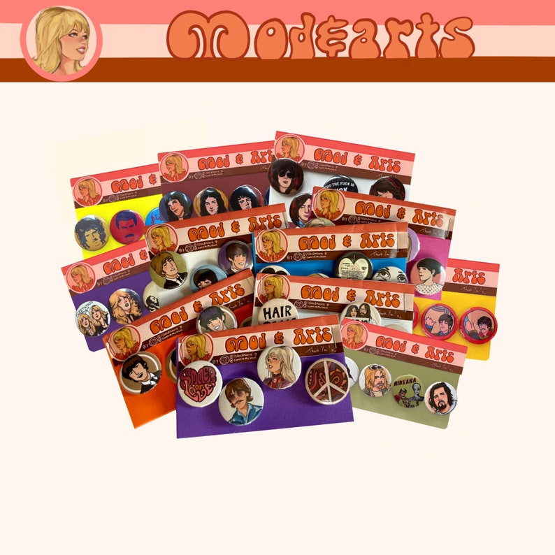 The Beatles Badges/ Pins /buttons - Etsy