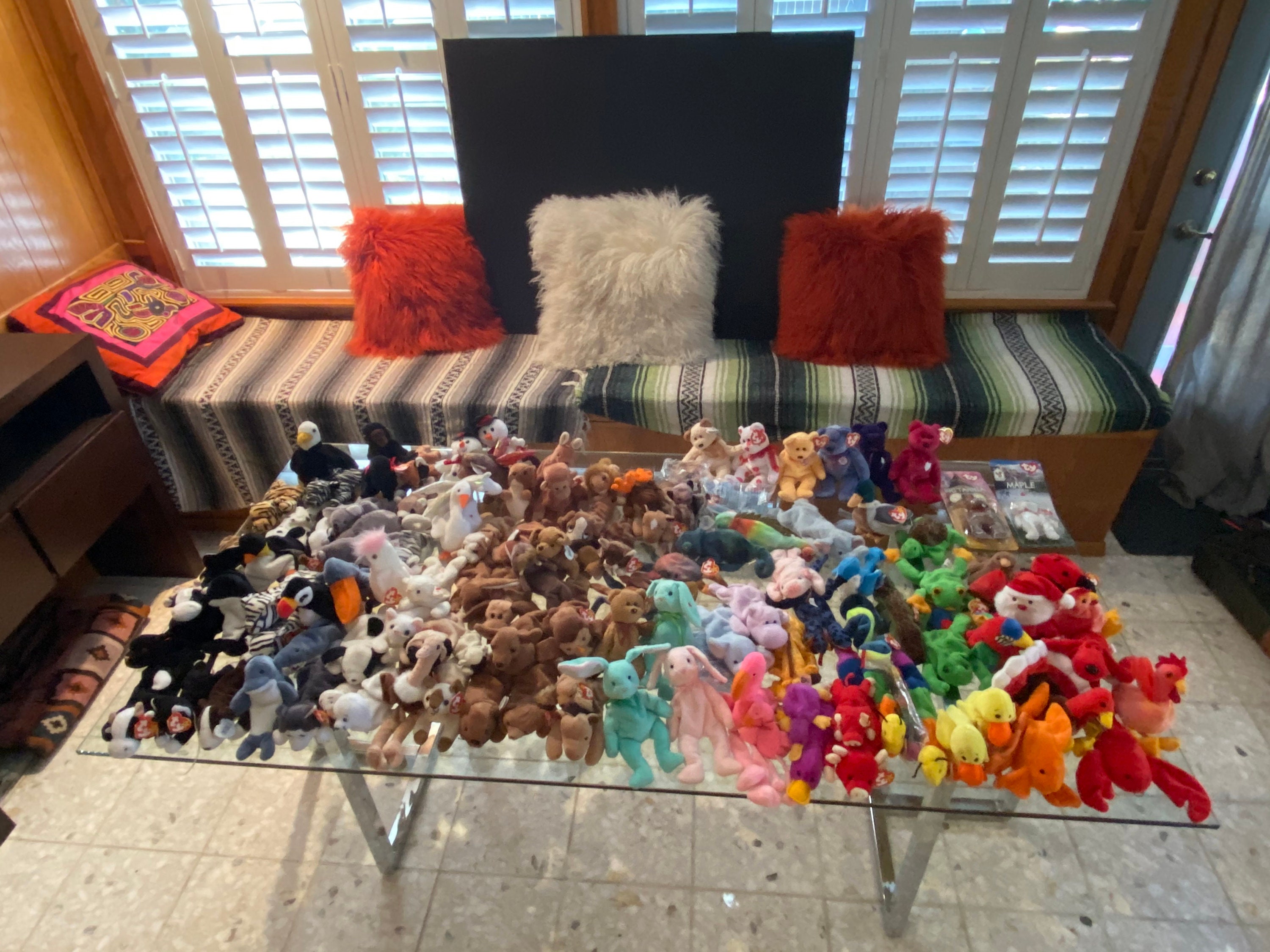 Ty Beanie Babies Collection Over 100 Items Rare Retired Whole ...