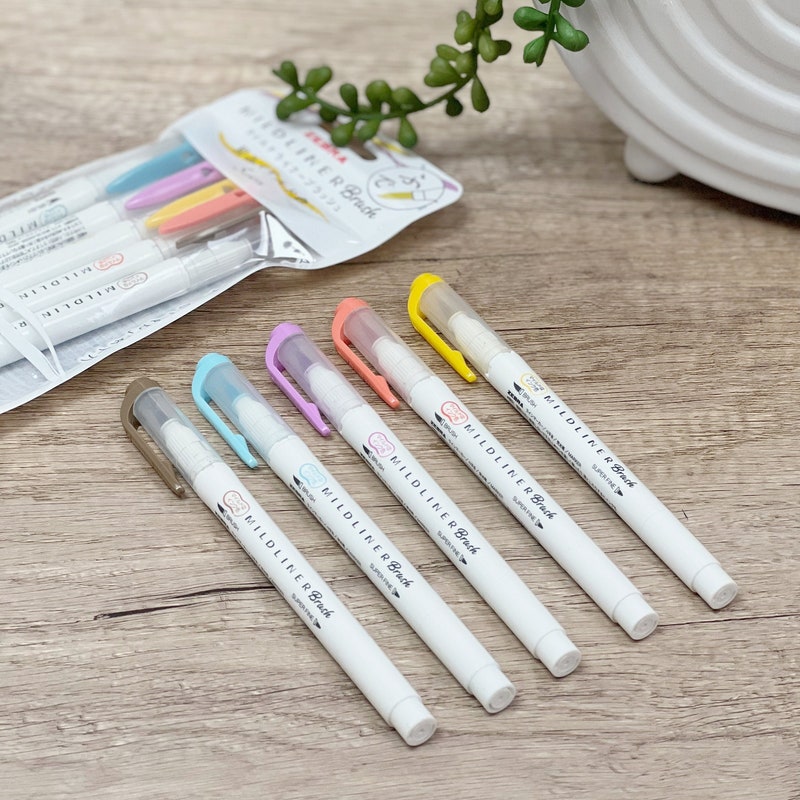 Mildliner Pens - Etsy