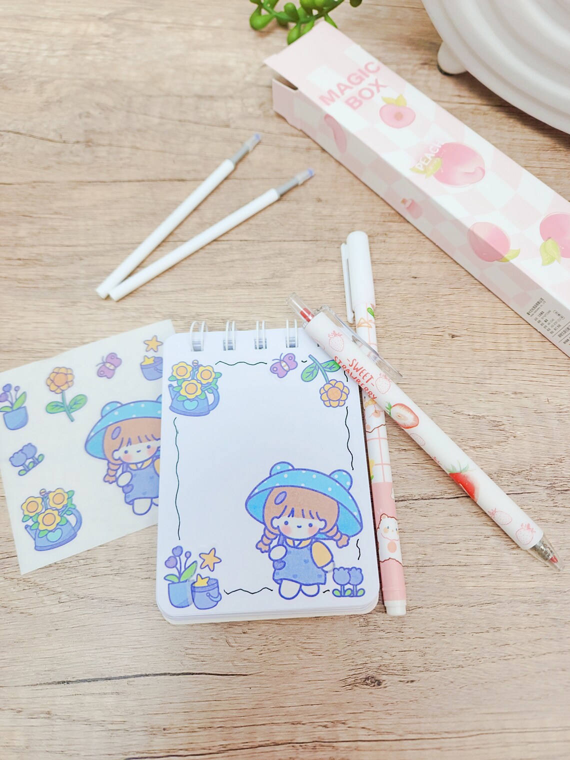 Magic Box Surprise Gel Pen Box 2 Gel Pens 2 Ink Refills 1 - Etsy