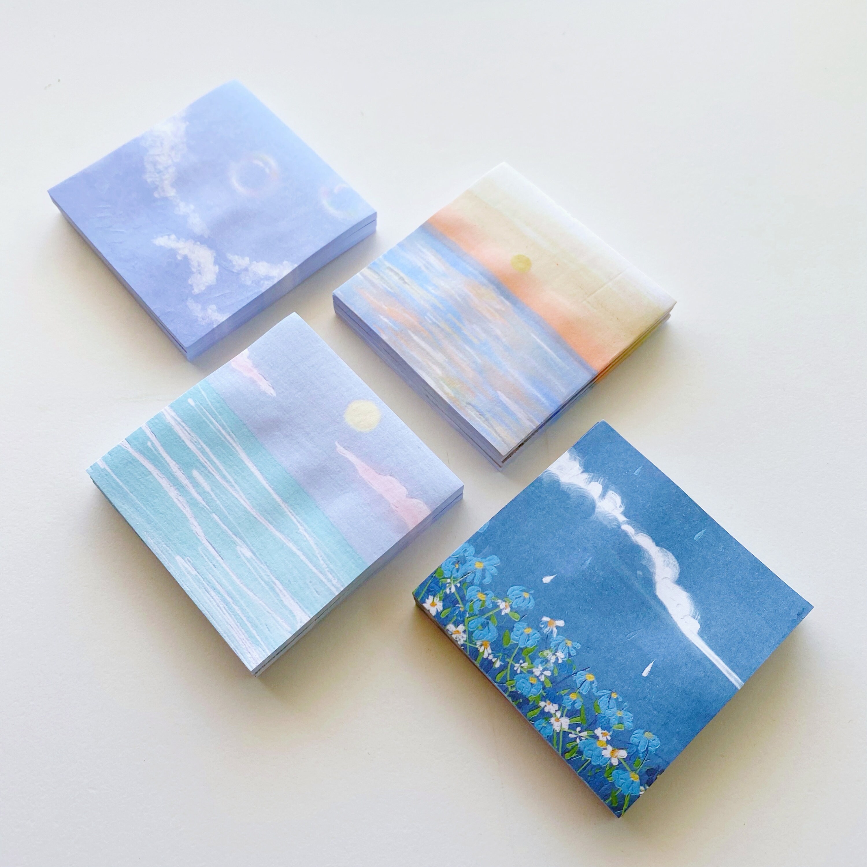 Oil Painting Sticky Notes 8 Pack Bundlepretty & Cute Post-it - Etsy