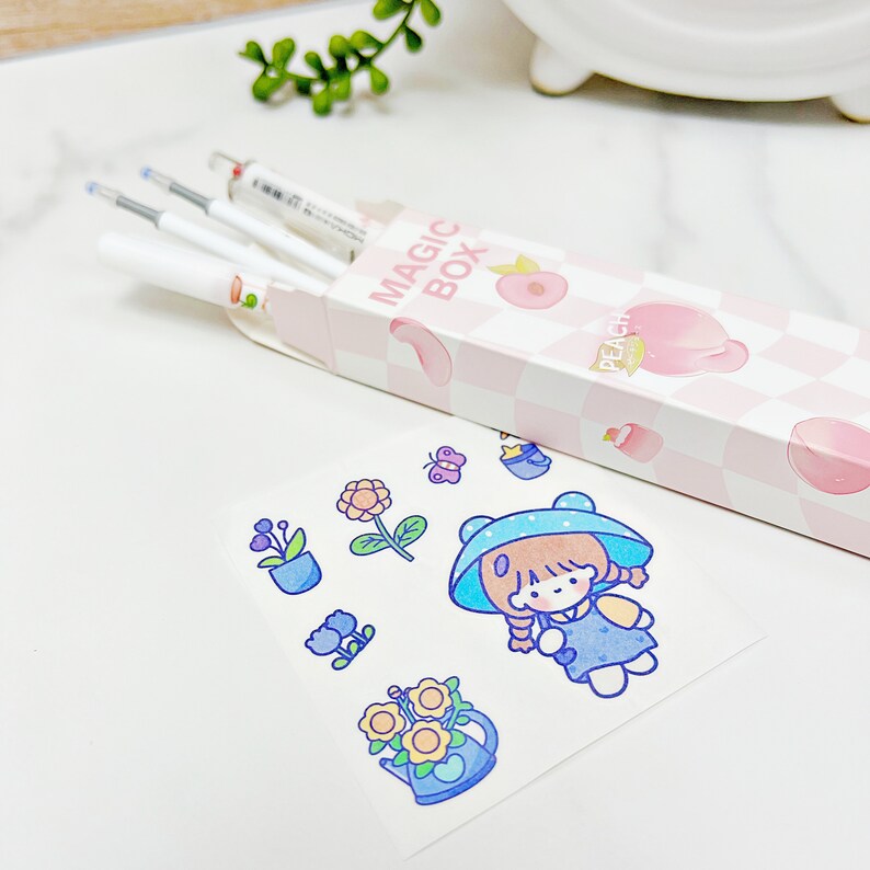 Magic Box Surprise Gel Pen Box 2 Gel Pens 2 Ink Refills 1 - Etsy