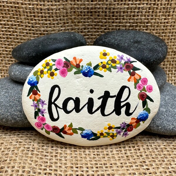 Christian Painted Rocks - Etsy