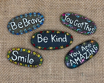 Inspirational Painted Rocks - Etsy
