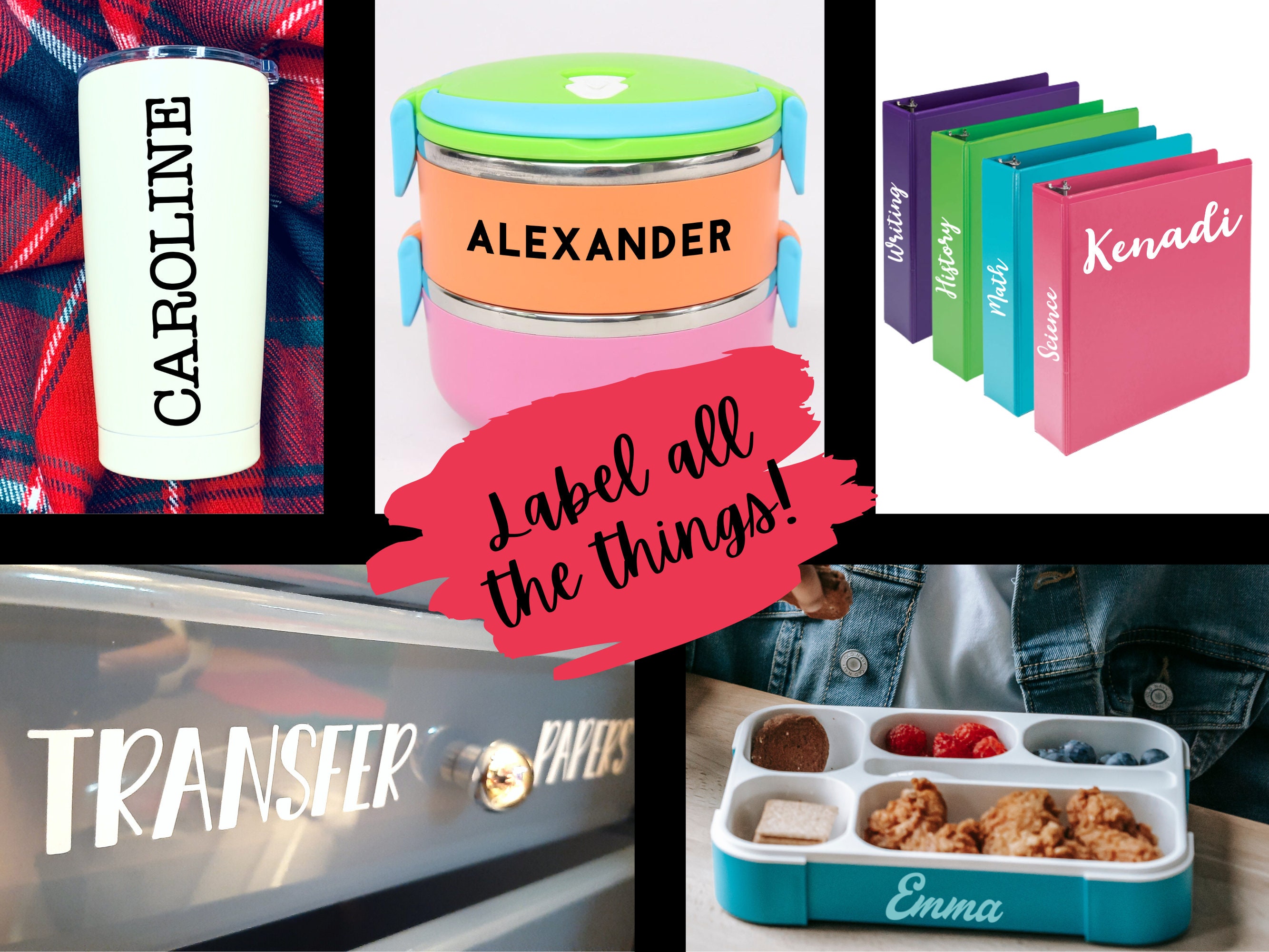 Vinyl Decals Custom Stickers Permanent Vinyl Labels - Etsy