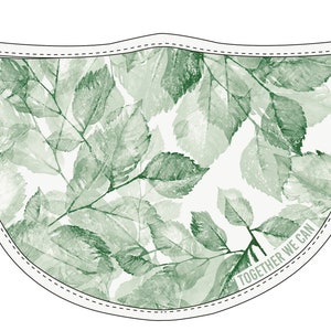 Norms Leaflet Triple Layer Protection Reusable Washable Cloth | Etsy