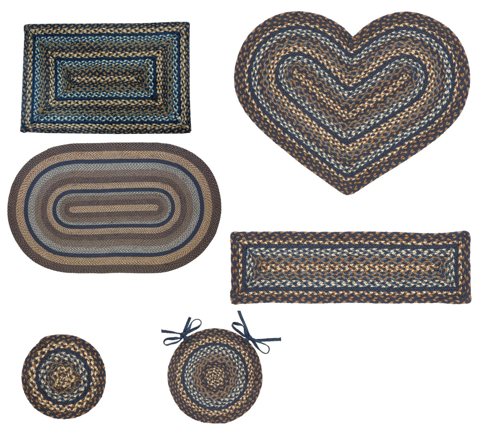 Denim Braided Rug & Tabletop NEW Collection - Etsy