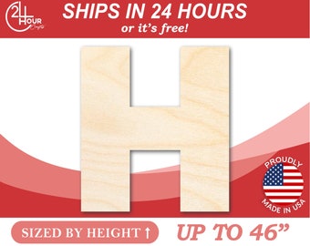 Unfinished Wooden Cutout Craft Heart Shape up to 24 DIY - Etsy