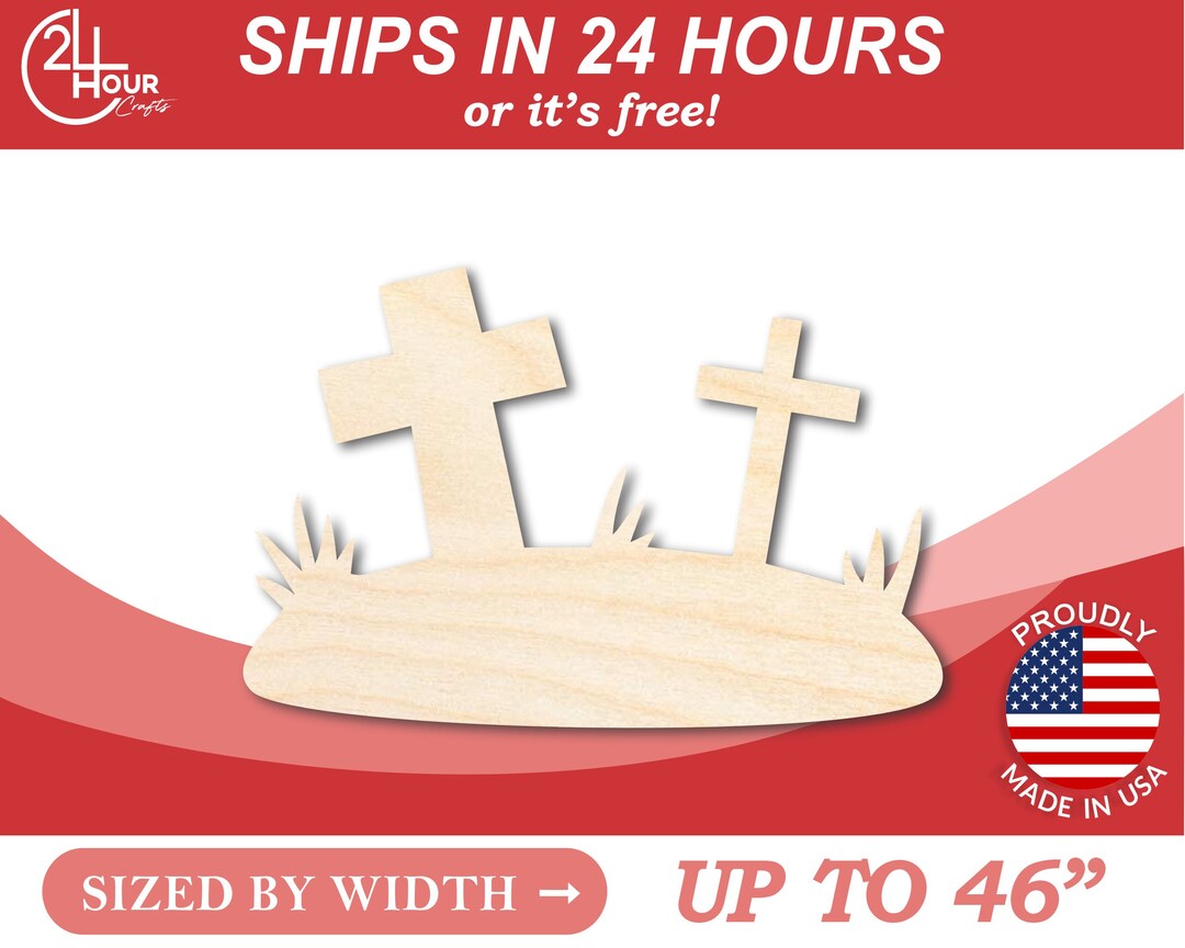 Unfinished Wood Graveyard Shape Craft From 1 up to 46 - Etsy