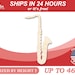 Unfinished Wooden Saxophone Shape Music Craft From 1 up to 46 DIY - Etsy
