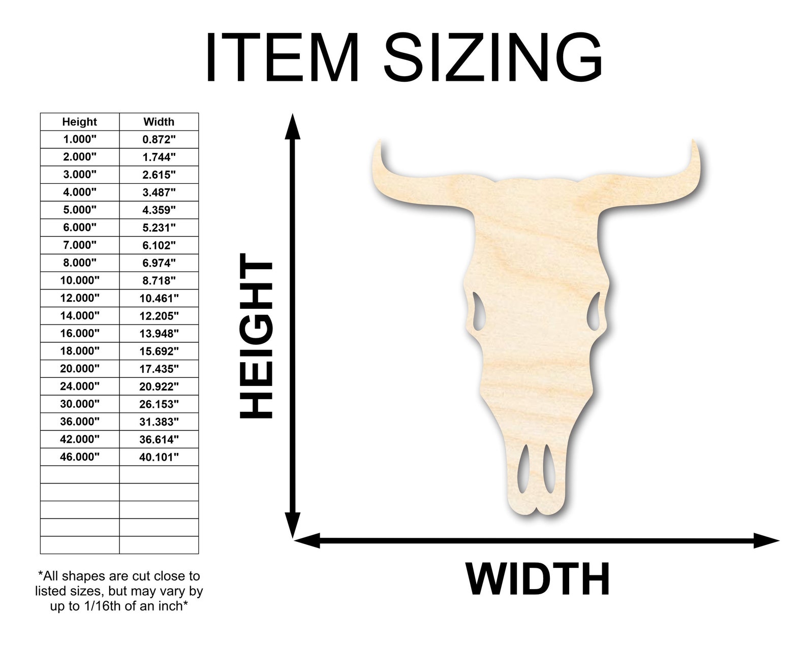 Unfinished Wooden Cow Head Shape Farm Animal Craft up to - Etsy