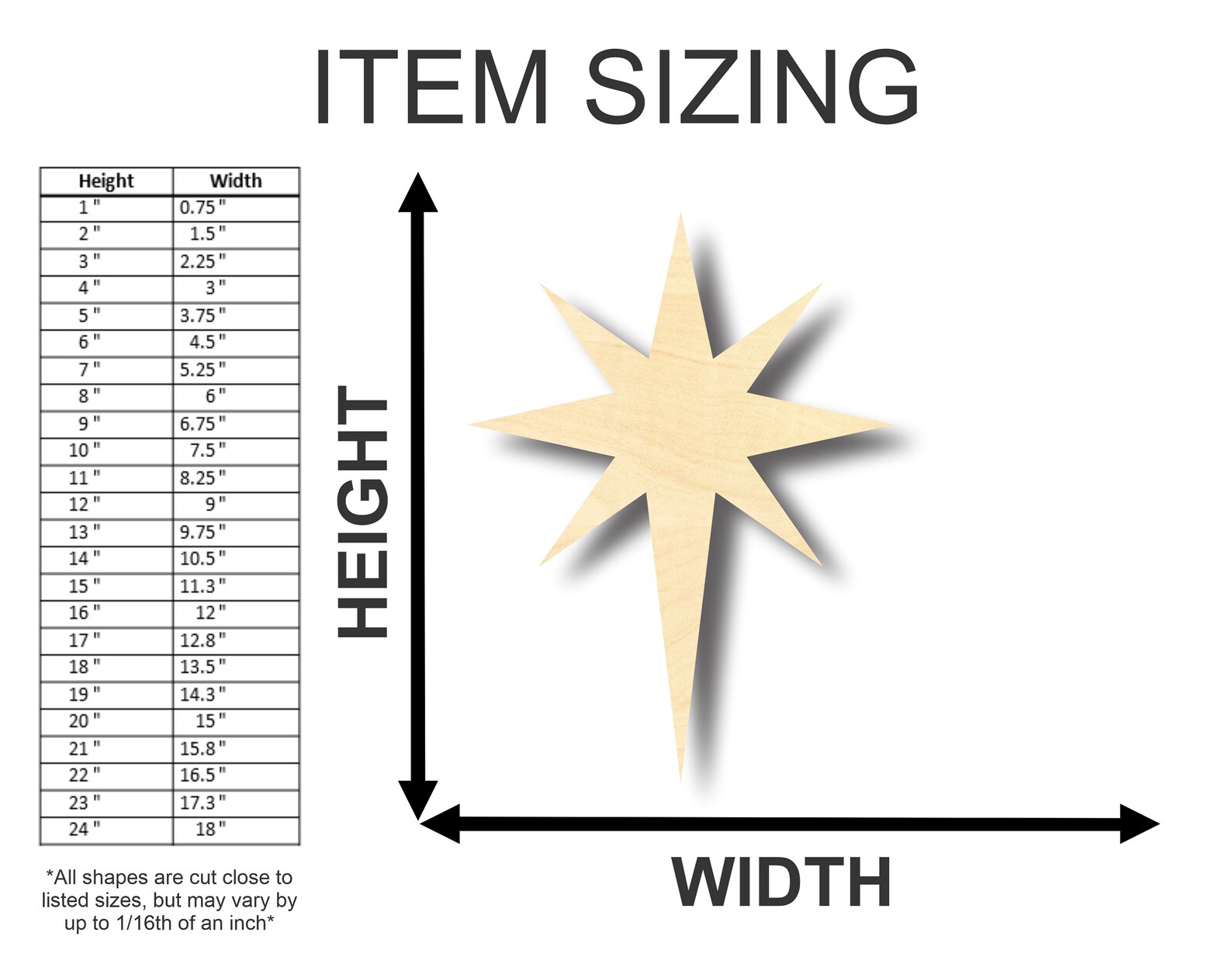 Unfinished Wooden Bethlehem Star Shape Heaven Angels | Etsy