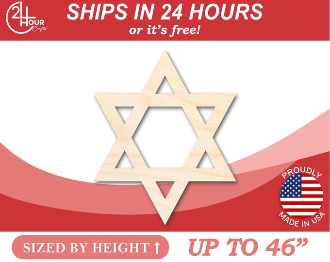 Kabbalistic Star Wood Carving Celtic Pentacle Star of David Knot Jewish ...