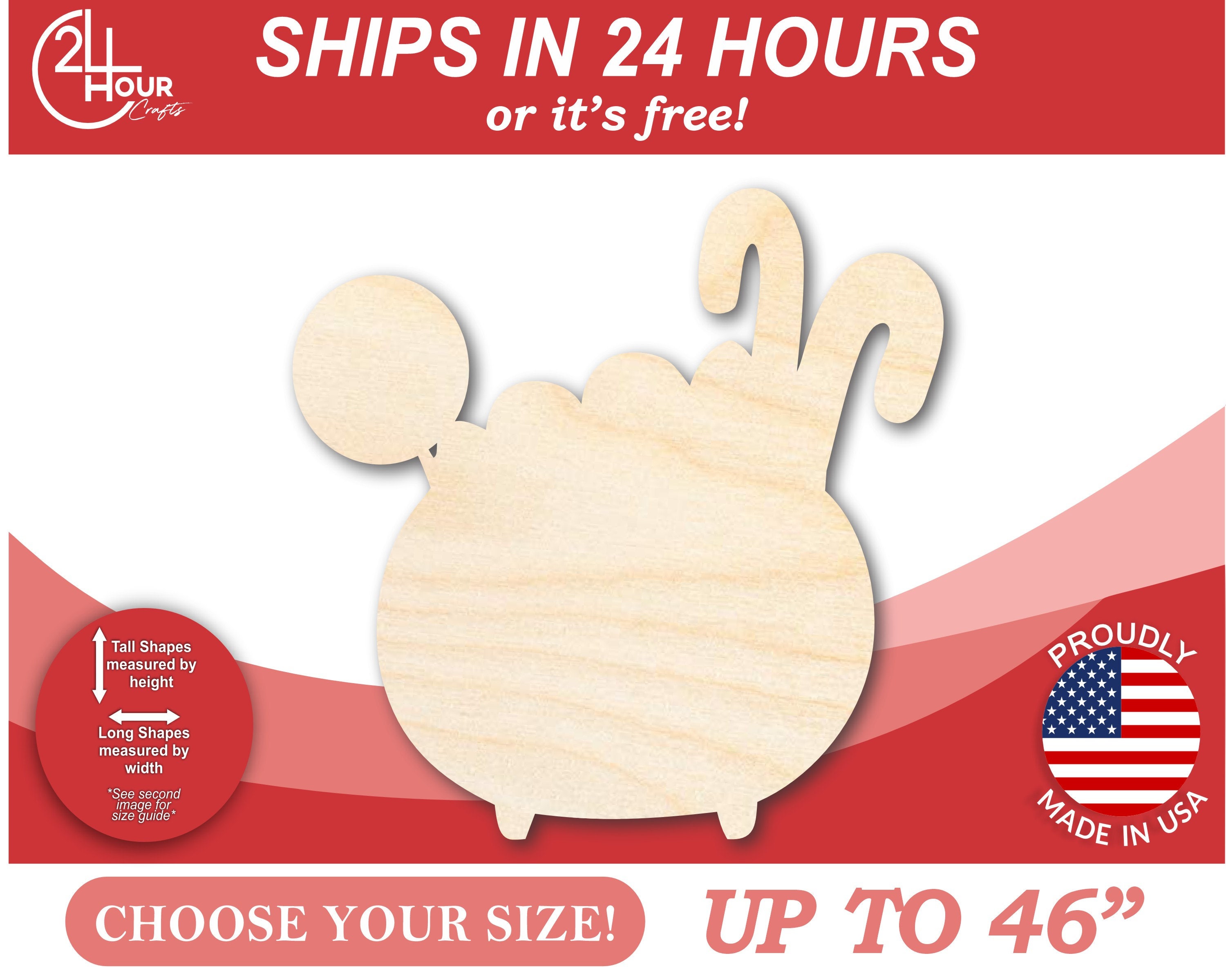 Unfinished Wood Candy Cauldron Shape Craft up to 36 - Etsy