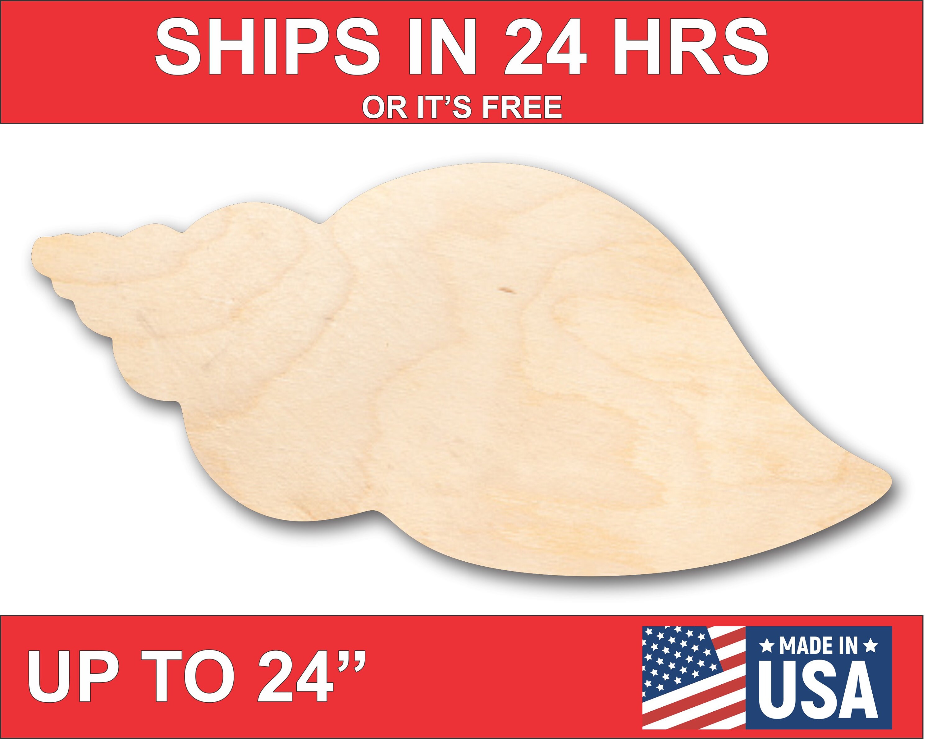 Unfinished Wooden Seashell Shape Ocean Beach Nursery - Etsy