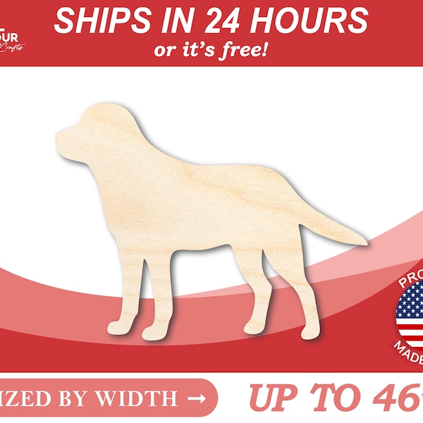 Wooden Labrador Shapes - Etsy