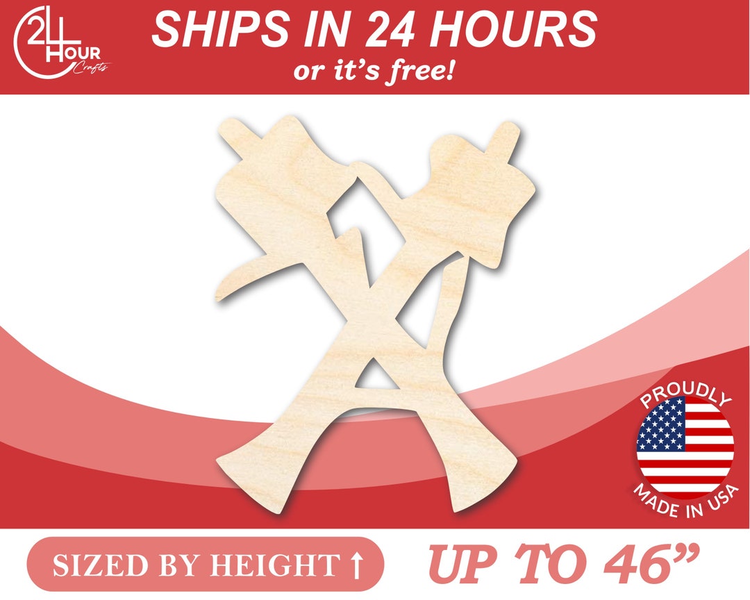 Unfinished Wooden Branch Stick Smores Shape - Craft - From 1" up to 46 ...