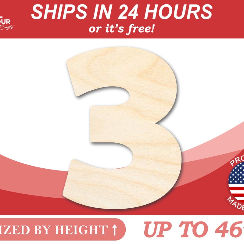 Wooden Numbers - Etsy